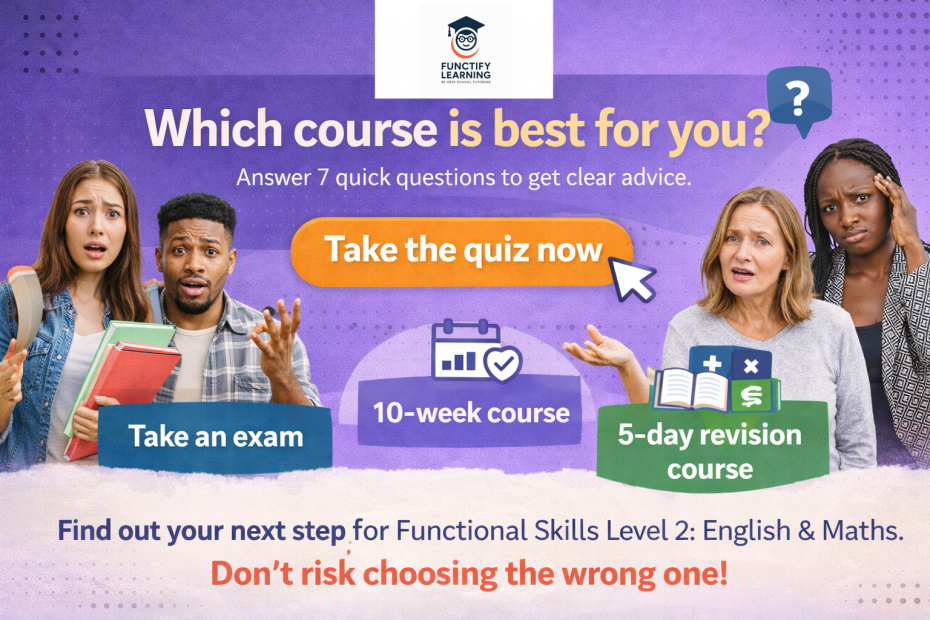 Functional Skills Level 2 Online Courses | Functify Learning